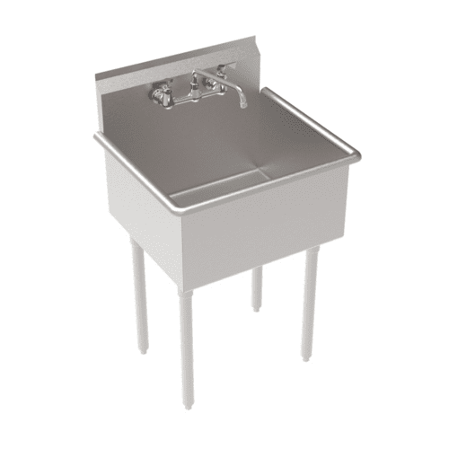 Sink 1 Compartment w/no drain board Krowne | BSR Design & Supplies